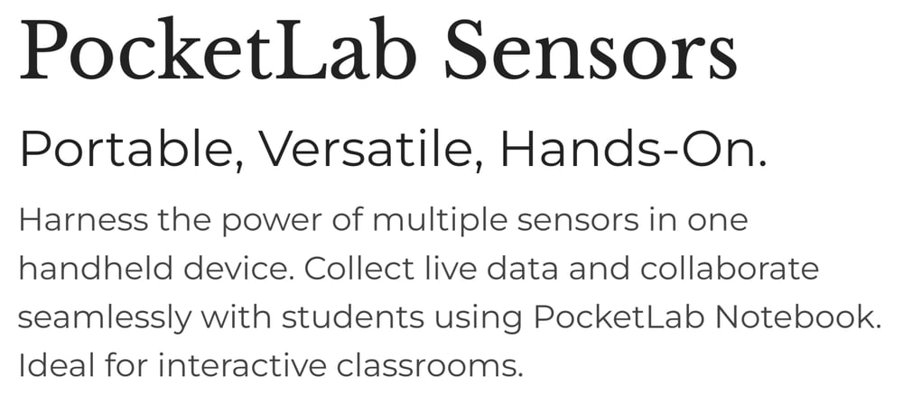 PocketLab: Science Made Simple